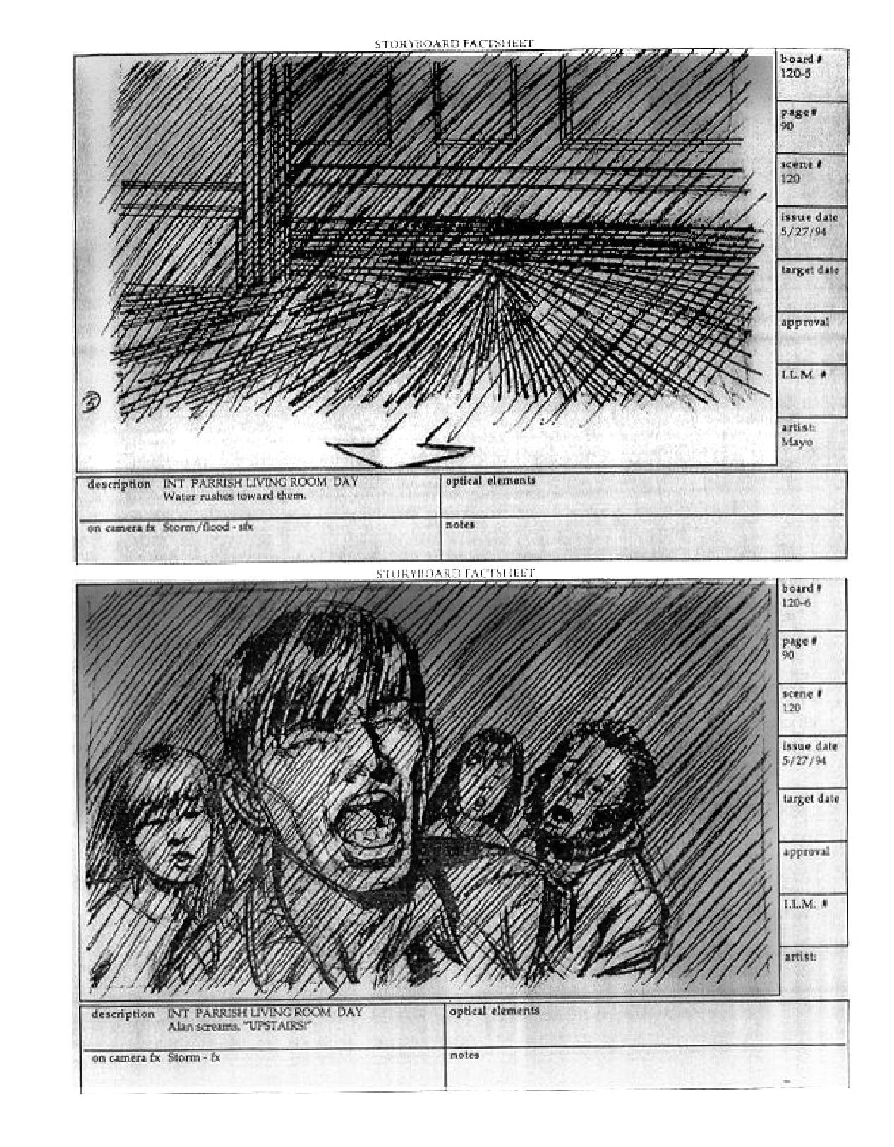 Storyboards – Jumanji | www.hankmayo.com