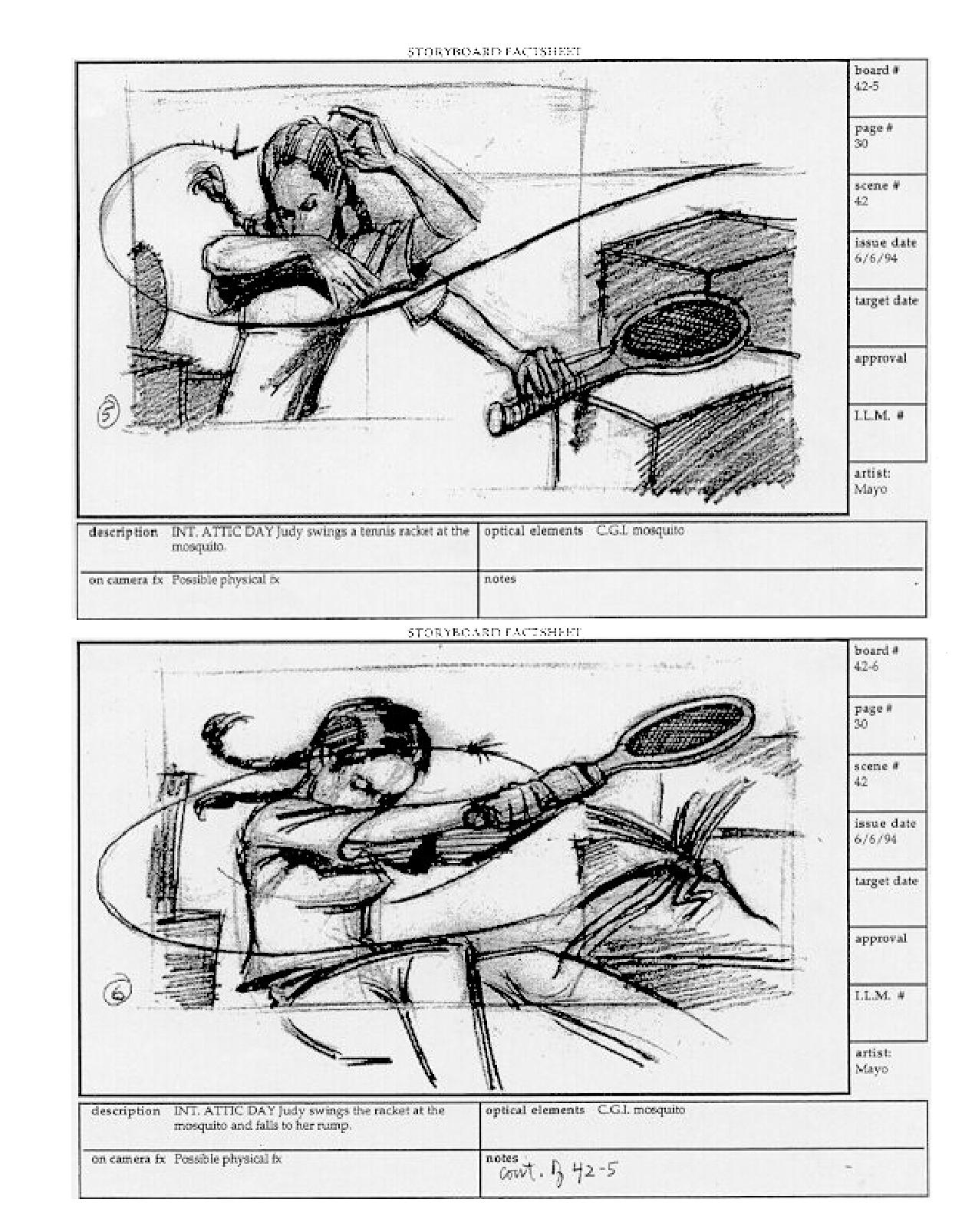 Storyboards – Jumanji | www.hankmayo.com